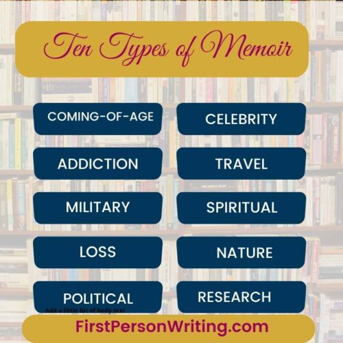 Ten Types of Memoir – Amy Lou Jenkins